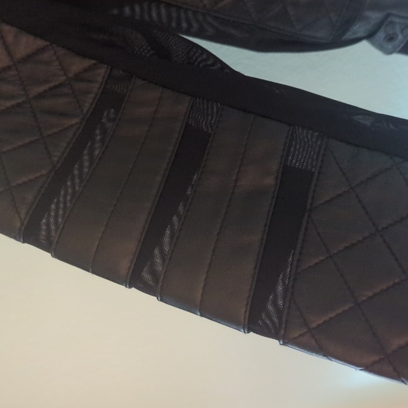 blanc noir | Jackets & Coats | Blanc Noir Renegade Mesh Leather Jacket | Poshmark